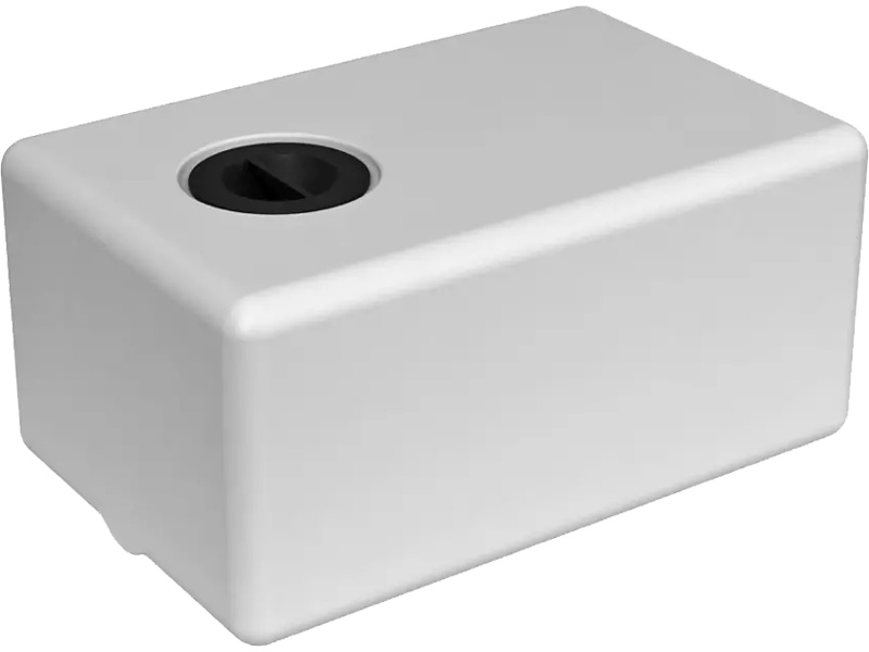 Емкость 50л. прямоугольная, с крышкой белый, арт. ЭВП 50 купить по цене ...